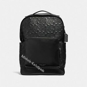 Coach | Bags | 60 Nwt Coach Graham Signature Leather Backpack | Poshmark